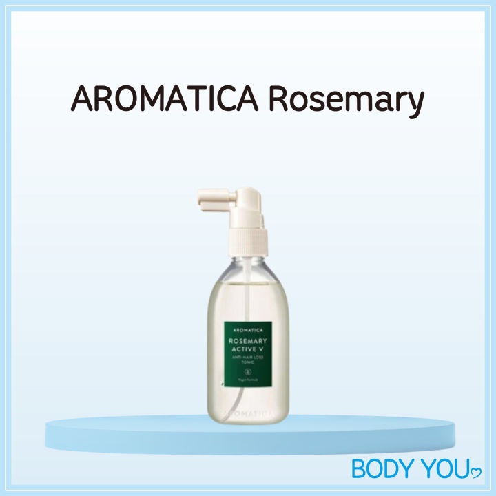 [AROMATICA] Rosemary Anti-Hair Loss Tonic 100ml / Hair care K-beauty ...