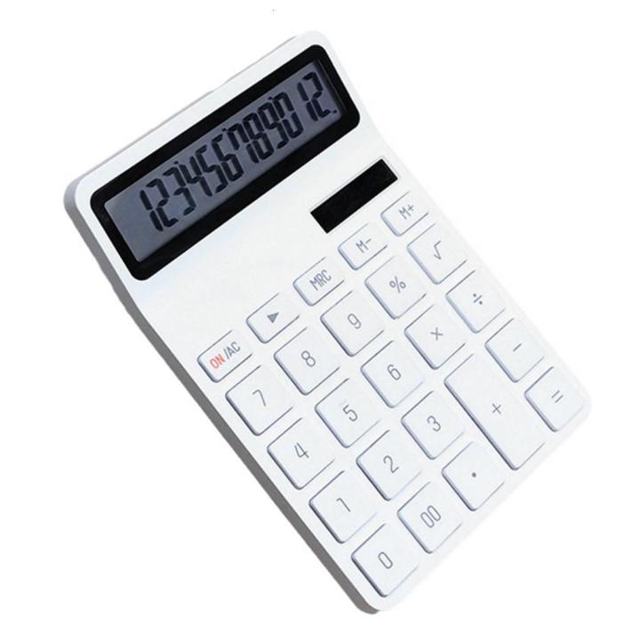 12 Digit Desktop Calculator with Solar Power for Students and ...