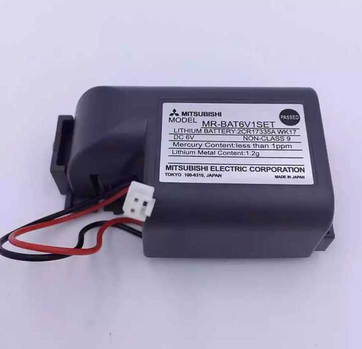 Original Mitsubishi Mitsubishi MR-J4 servo lithium battery MR-BAT6V1SET ...