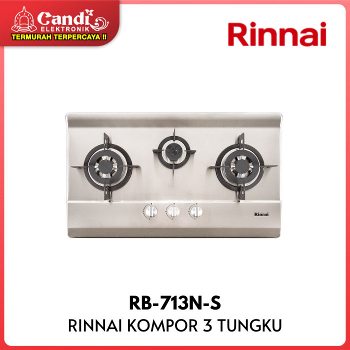 RINNAI Kompor Tanam Gas 3 Tungku RB-713N-S | Lazada Indonesia