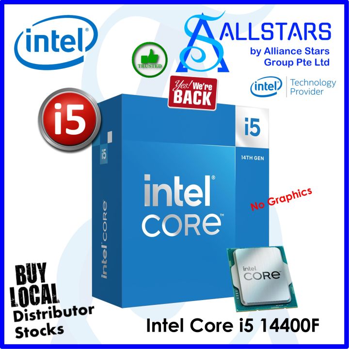 (ALLSTARS : We are Back / DIY PROMO) Intel Core i5 14400F 14Gen LGA1700 ...