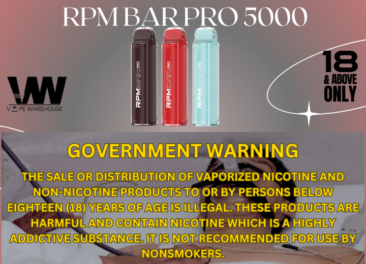 SMOK RPM BAR PRO 5000 PUFFS DISPOSABLE POD | Lazada PH