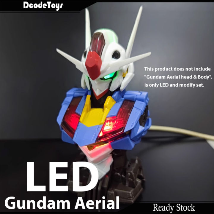 LED Gundam Aerial Light USB set -for BANDAI GMB 03 Aerial Head use ...