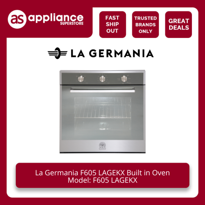 La Germania F605 LAGEKX Built in Oven with Steel Control Panel | Lazada PH