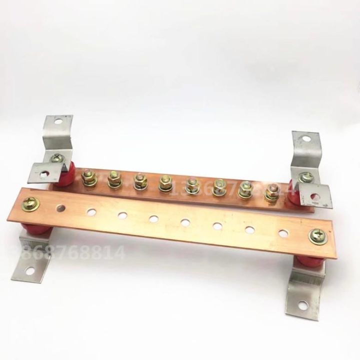 100 Pure Copper 💯】 T2 copper bar bus copper bar equipotential grounding ...