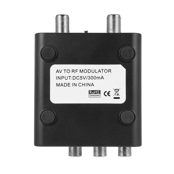 RF Modulator AV to RF Converter M61A AV to RF CH3/CH4 Channels Video ...