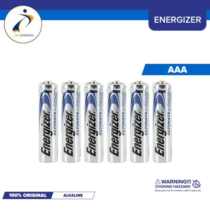 Energizer AAA L92 Ultimate Lithium Battery Pack of 6 | Lazada PH