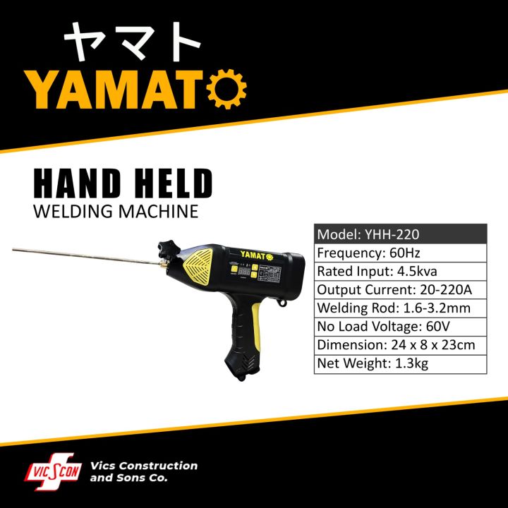 YAMATO YHH-220 HANDHELD WELDING MACHINE | Lazada PH