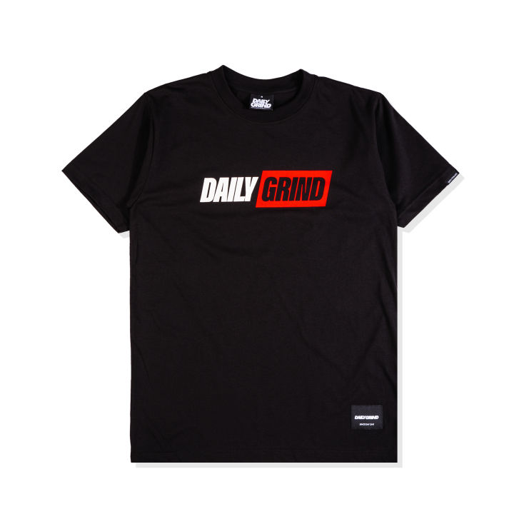 DAILY GRIND TWICE TSHIRT BLACK | Lazada PH