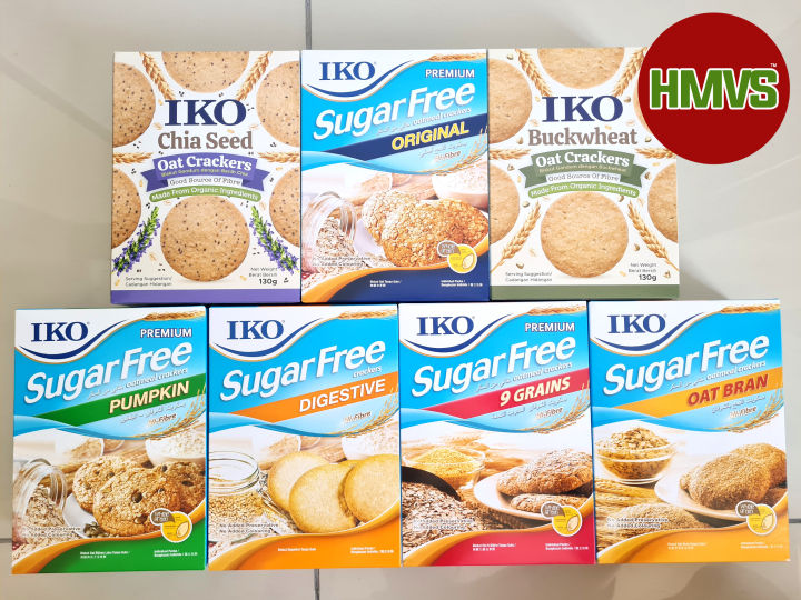 IKO Organic Oat Crackers / Premium Sugar Free Oatmeal Crackers (HALAL ...