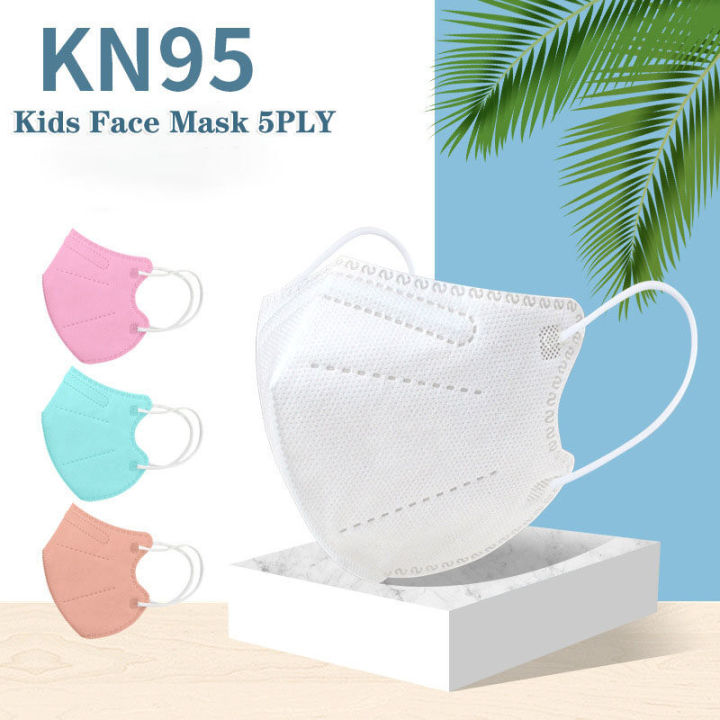 【for Kids kn95】50pcs FaceMask for Kids kn95 Child Protective Cover with ...