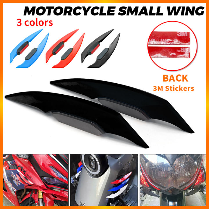 E&M Motorcycle Winglet Aerodynamic Spoiler Wing Side Spoiler Air ...