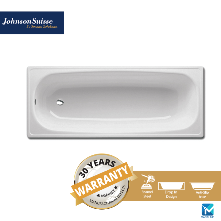 (Pre Order) Johnson Suisse Common Bathtub Eesti Anti Slip Bath (1400 ...