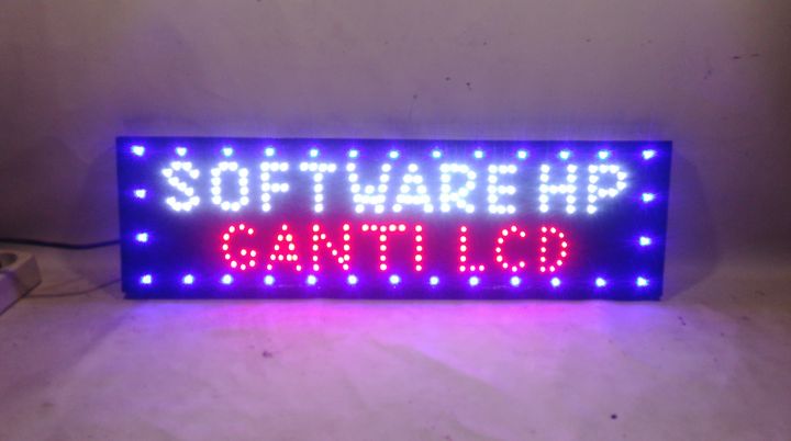 tulisan lampu led / led sign software hp ganti lcd new | Lazada Indonesia