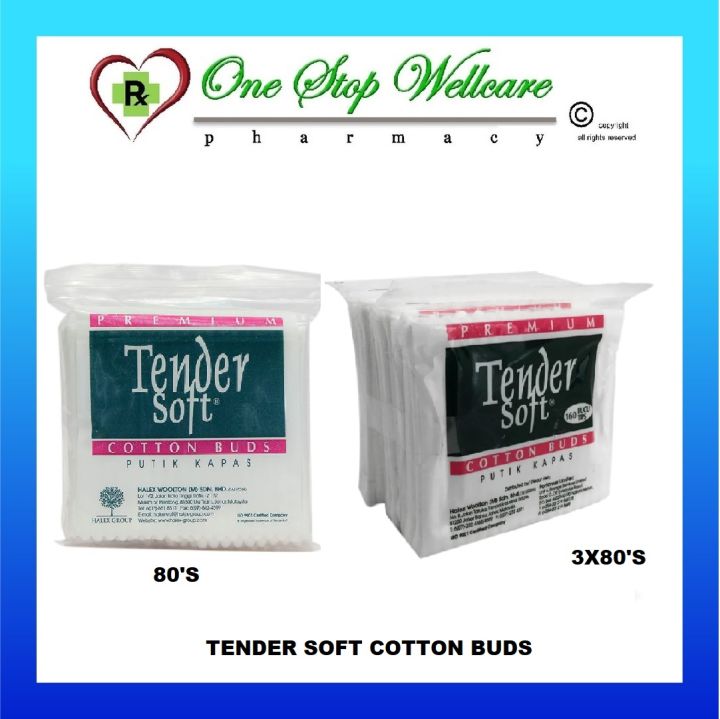 TENDER SOFT COTTON BUDS 80'S / 3X80'S | Lazada