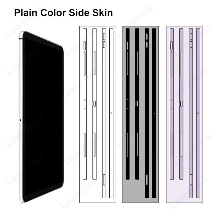 Plain Color Decal Skin for iPad Pro 2022 2021 2020 2018 Ari 4 5 Mini 6 ...