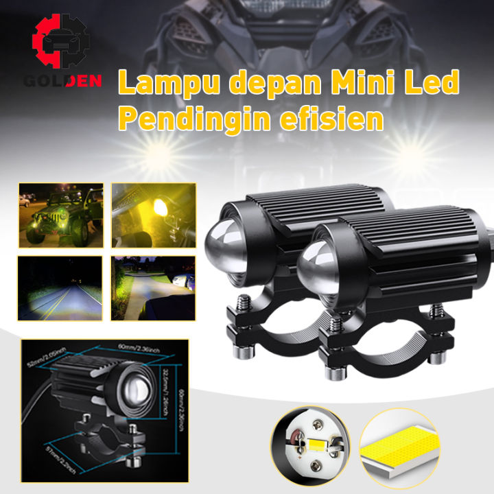 Lampu Tembak Sorot Motor LED Motorcycle Spotlight Laser Motor Mobil 15 ...