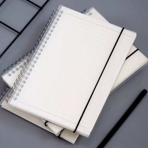 Transparent Cover with Spring Garter Binder High Quality Paper ...