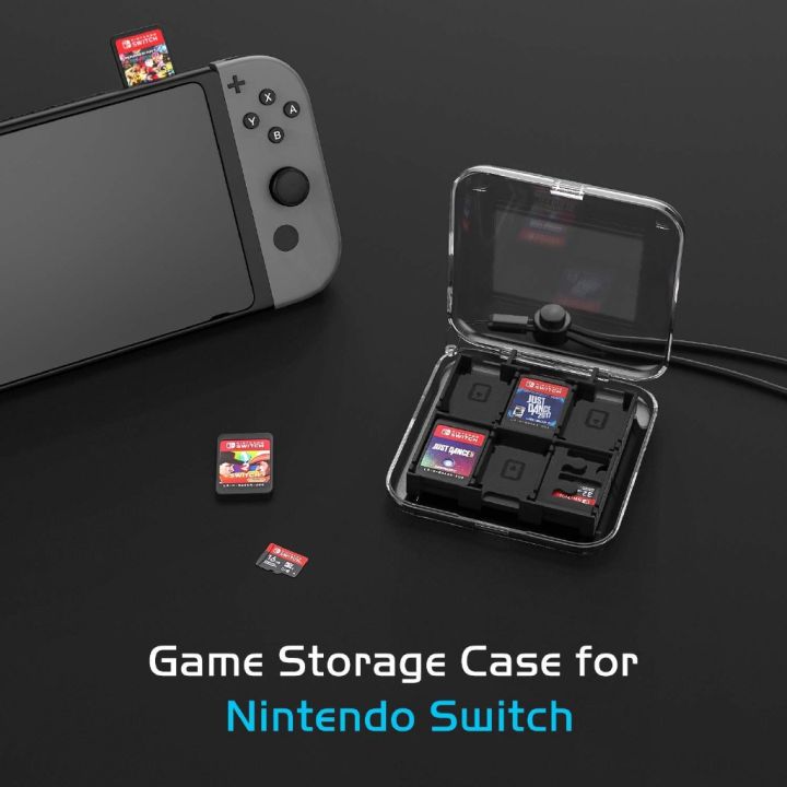 Game Card Case for Nintendo Switch / Lite, 12 Game Cartridges Holder NS Switch OLED Game Storage ...