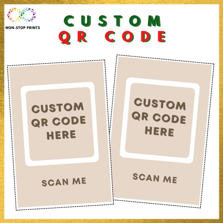 2024 Custom QR Code Scan to Pay Payment Options Standee Sintraboard ...