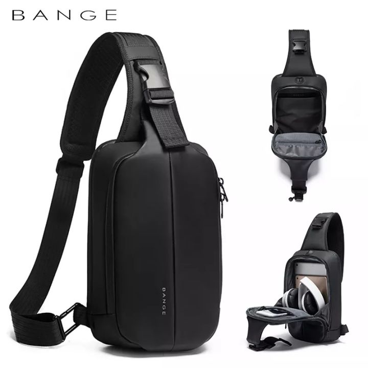 Bange Tas Selempang Pria Waist Bag Sling Bag Pria BG7210 - Hitam ...