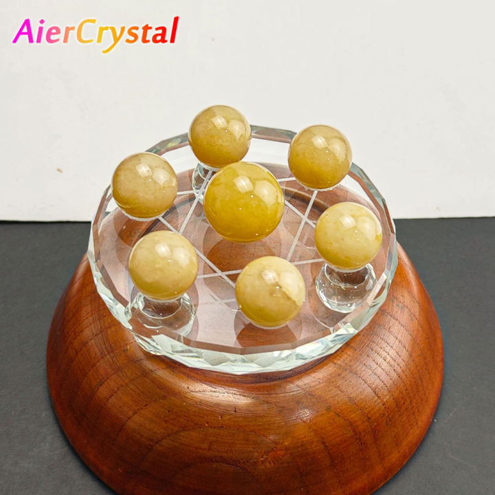 Assemble seven topaz crystal balls to synthesize a seven-star Platter ...