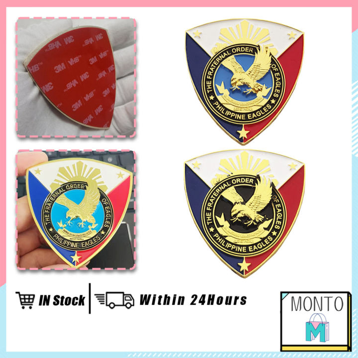 Customized Philippine Flag Bg Philippine Eagles Emblem Sticker For Car ...