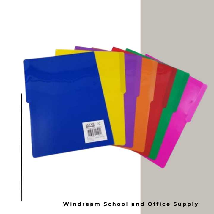 12 PCS Plastic Folder Thick long and short | Lazada PH