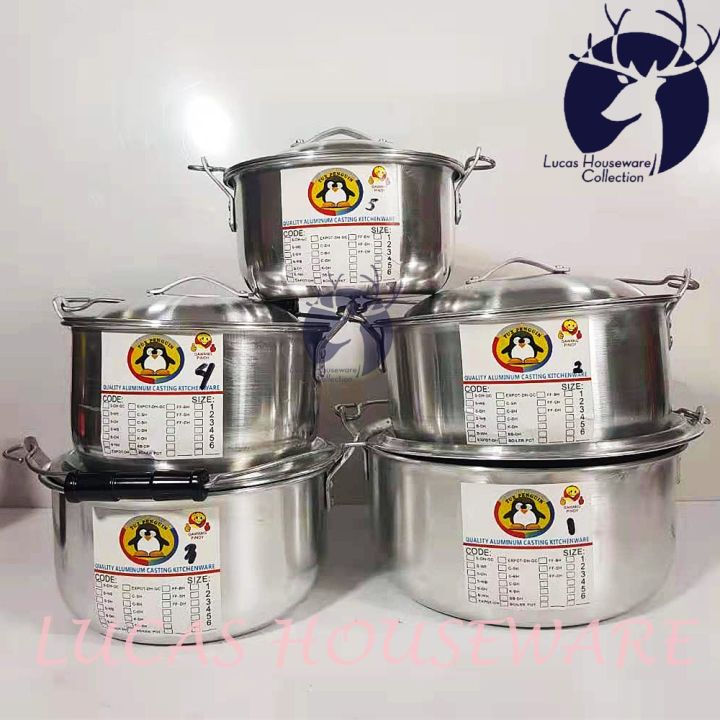 ALUMINUM KASEROLA SWING HANDLE CASSEROLE WITH SWING HANDLE COOKING POT ...