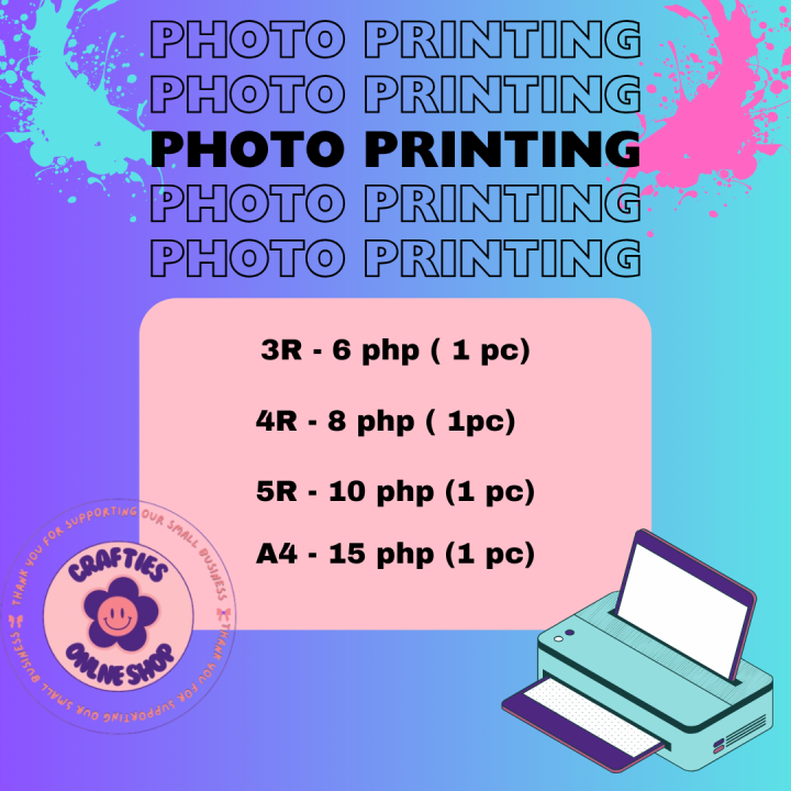 3R | 4R | 5R | A4 Sized Personalized Photo Printing High Quality Photo ...