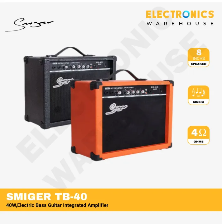 Smiger TB-40 Bass Guitar Integrated Amplifier 40W | Lazada PH