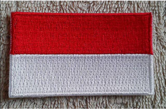 BED/BADGE SERAGAM PRIA/WANITA BORDIR Bendera Merah Putih Kecil | Lazada ...