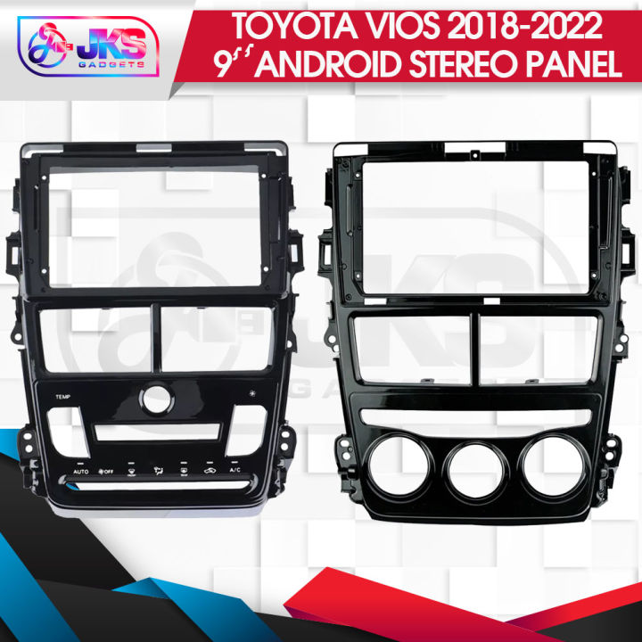Toyota Vios Yaris 2018-2019 9" Inch Android Stereo Panel Frame | Lazada PH