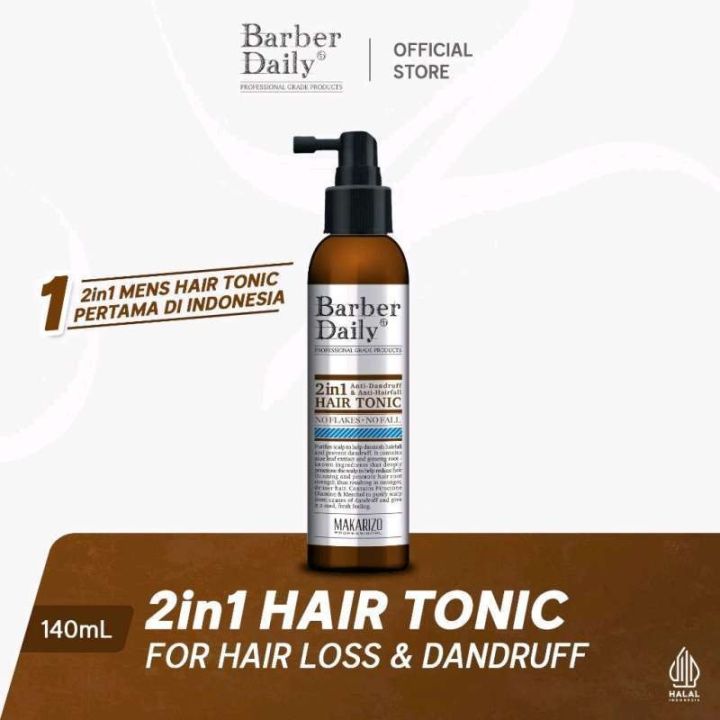Makarizo Barber Daily Hair Tonic 2in1 | Lazada Indonesia
