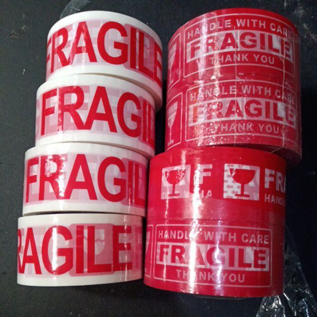 Fragile Stickers Tapes Warning Packing Shipping Label Packaging Tape ...