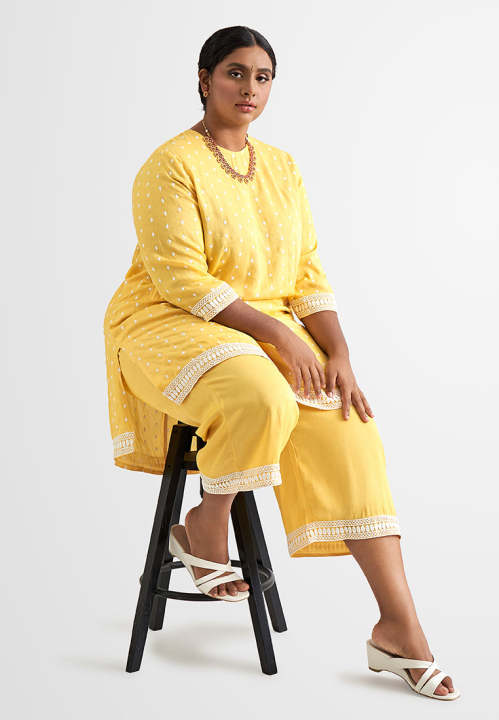 Devisha Deepavali Embroidery Kurti Set | Lazada