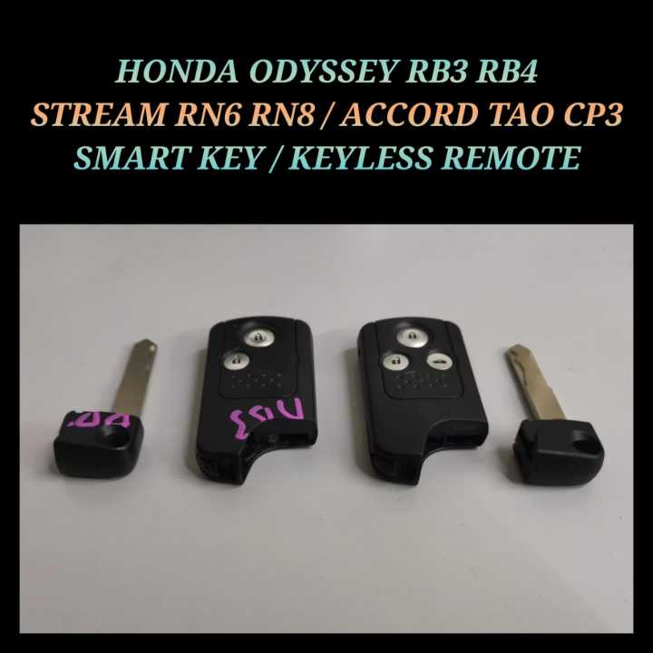 Smart Remote Key / Keyless / Kunci Honda Odyssey RB3 RB4 Stream RN6 RN8 ...