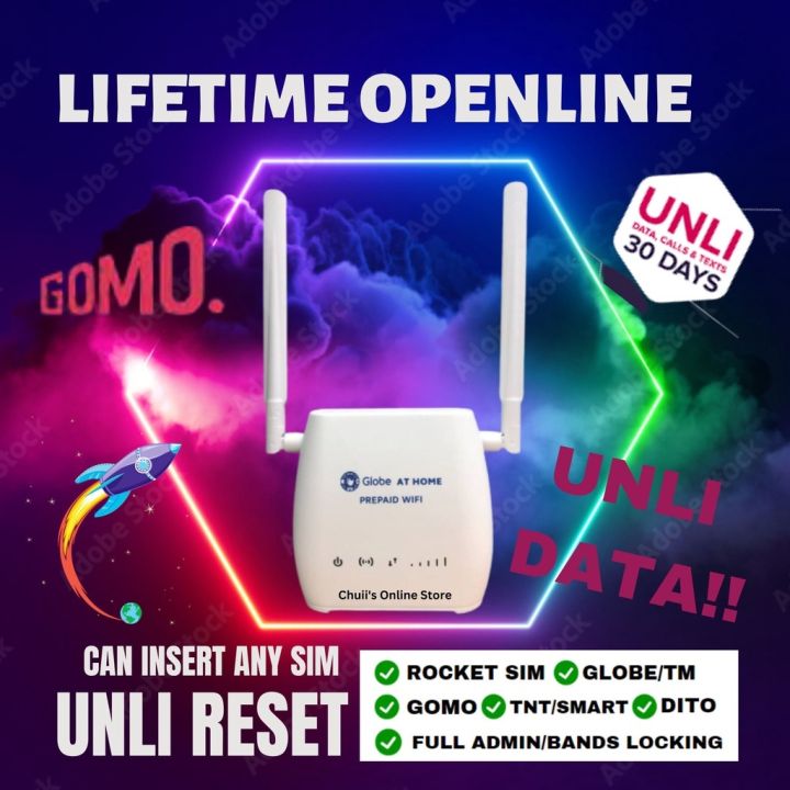 【COD】 Original Globe at Home Prepaid Wi-Fi ZLT S10G Modem Router FREE 10GB( Openline Full admin ...