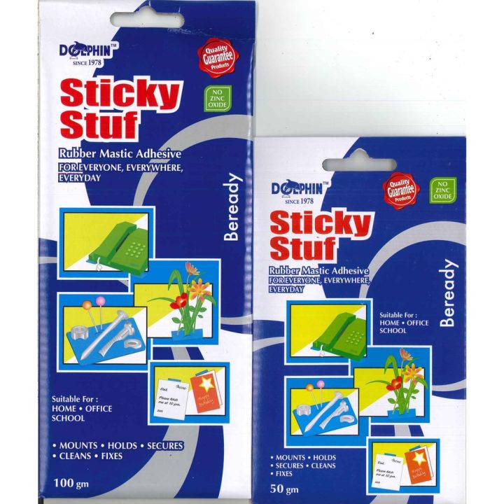DOLPHIN STICKY STUF RUBBER MASTIC ADHESIVE BEREADY | Lazada
