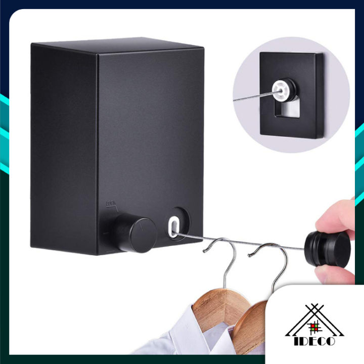 iDECO Retractable Invisible Clothesline Aluminum Dryer With Adjustable ...