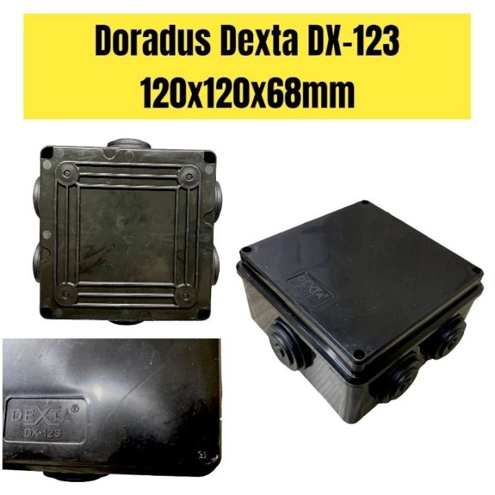 Doradus Duradus Kotak 1Inch Junction Box 1 Inch Dexta 128mm x 128mm ...