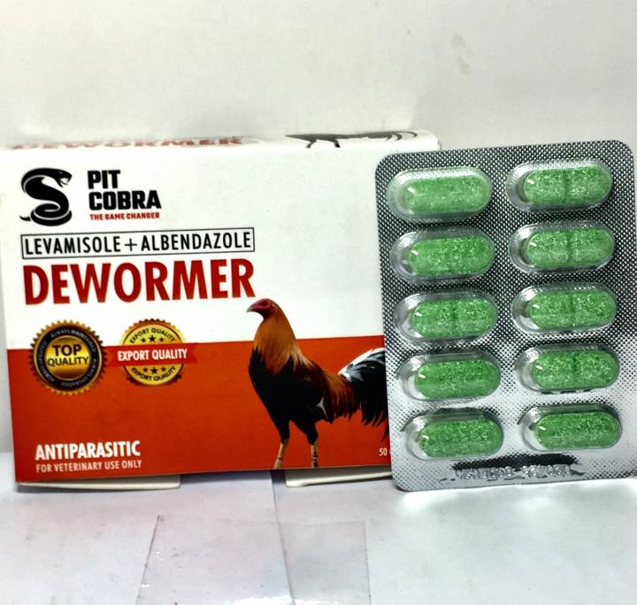 [CLR AGRIVET] 10pcs Pit Cobra DEWORMER Antiparasitic for Gamefowl ...