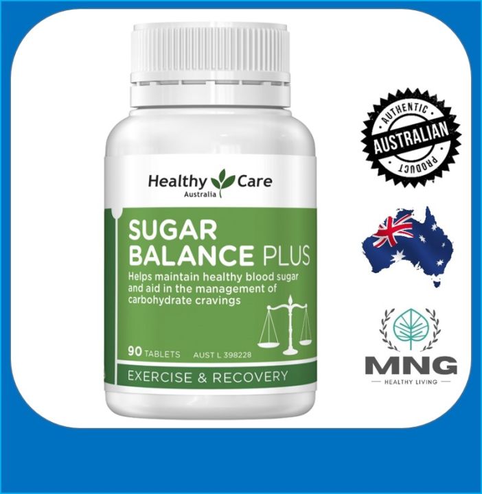 (Expiry JUL 2027) Healthy Care Sugar Balance Plus - 90 Tablets | Lazada
