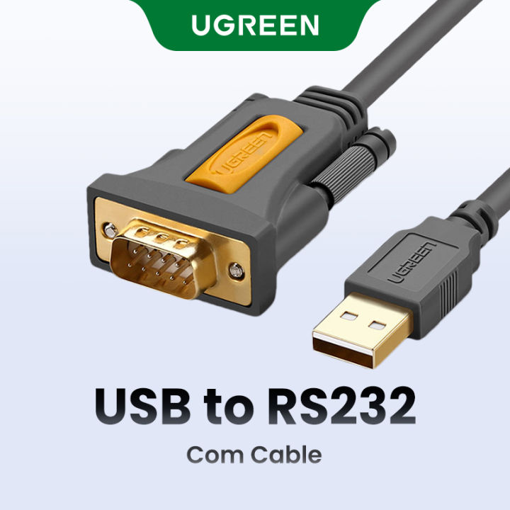 UGREEN 1M USB to DB9 RS-232 COM Port Serial PDA 9 DB9 Pin Cable Adapter ...