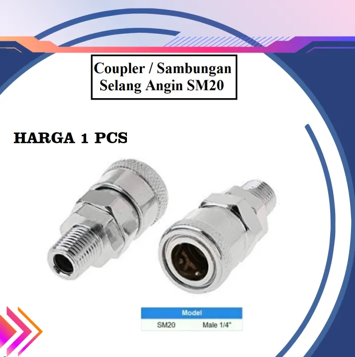 Quick Coupler Sambungan Selang Angin SM 20/ Coupler SM20 | Lazada Indonesia