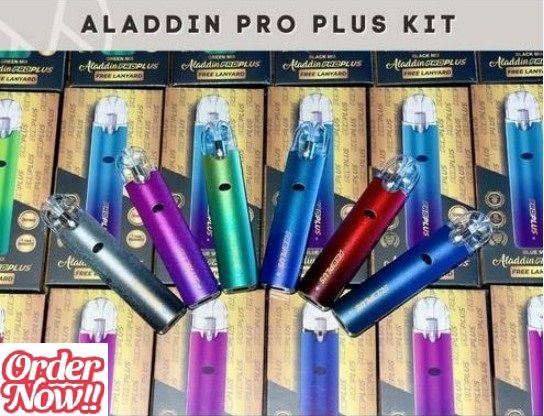 [ORDER NOW] ALADDIN PRO PLUS LEGEND POD 1000MAH SLIM DESIGN VAPE KIT ...