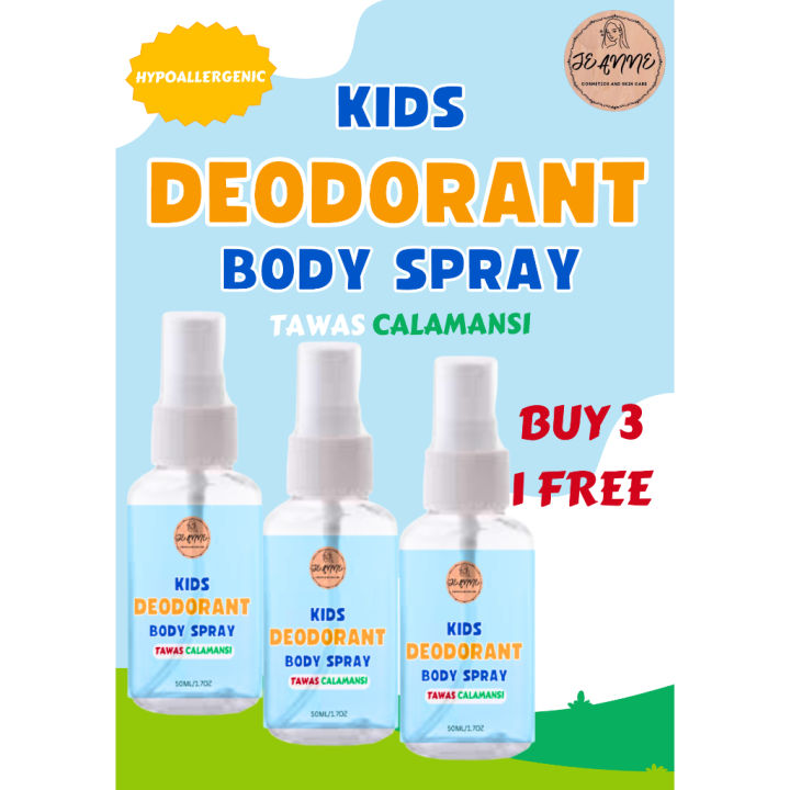 KIDS DEODORANT TAWAS CALAMANSI SPRAY | Lazada PH