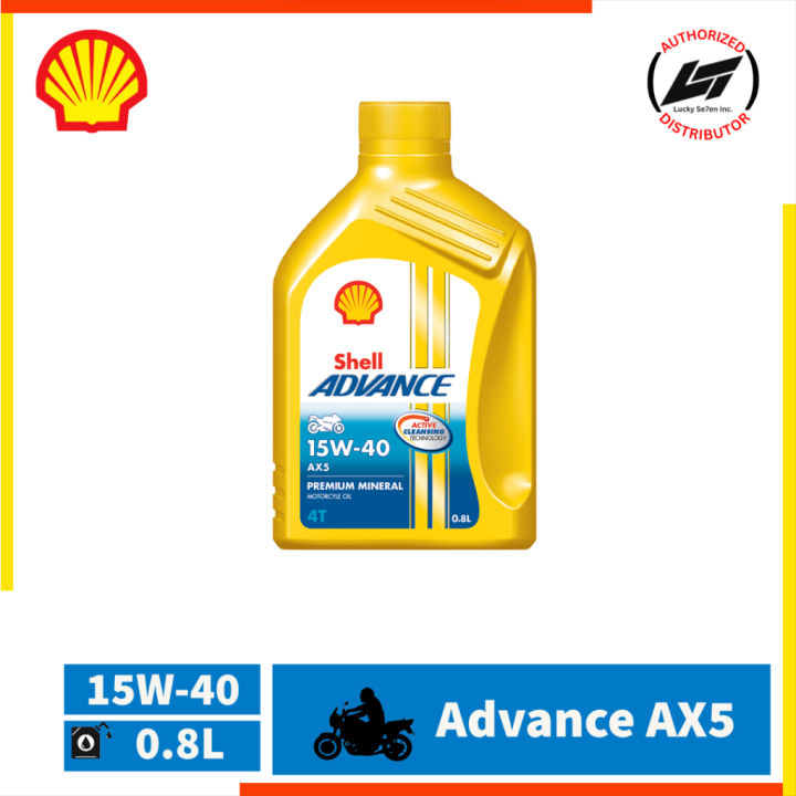 Shell Advance AX5 15W-40 0.8L | Lazada PH