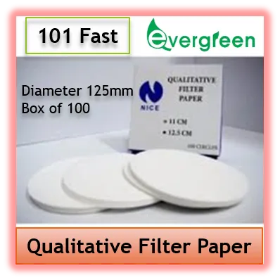 Qualitative Filter Paper 101, Fast 12.5cm | Lazada