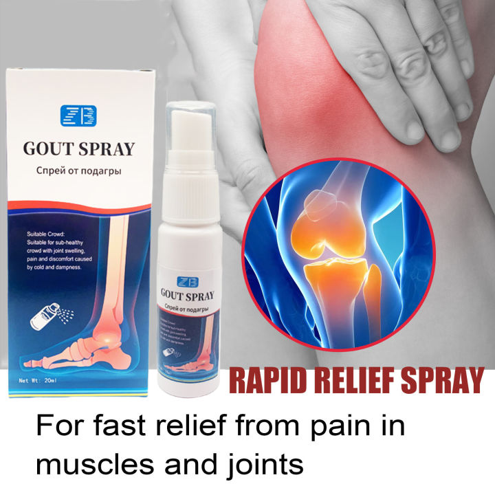 Origianl Gout Spray Gout Cause Joint Knee Pain Toe Finger Bone Spur ...